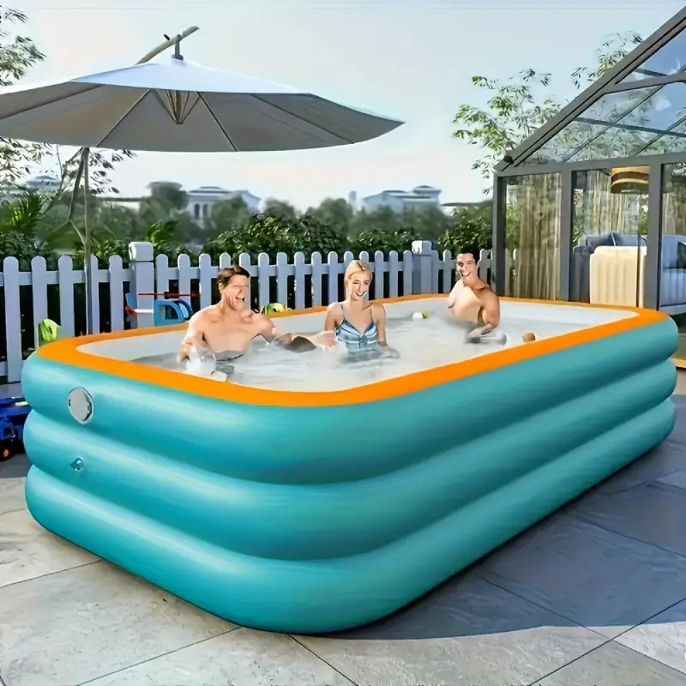 LinsCraft [4M Inflatable Pool] Super-Large 4-Metre PVC Inflatable ...